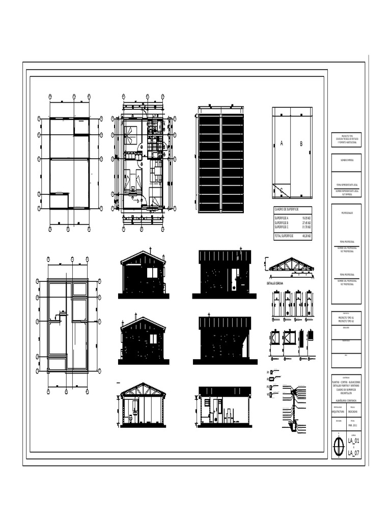 Plano Vivienda Serviu | Descargar gratis PDF | Ingeniería de Edificación