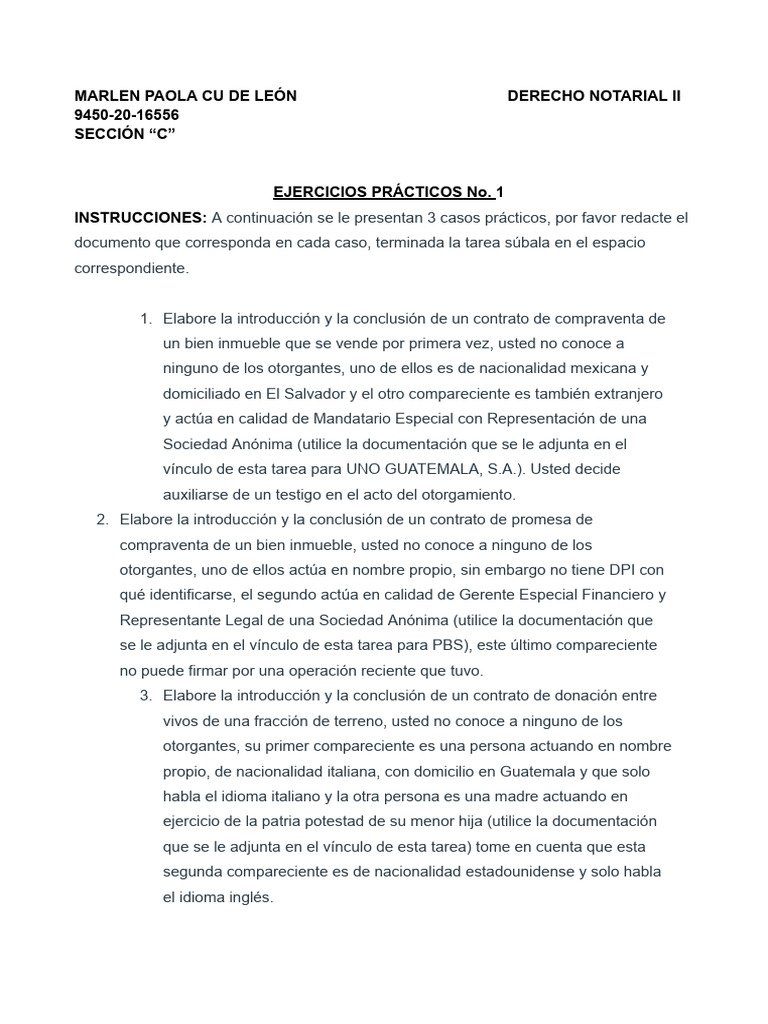 Ejercicios Practicos | PDF | Ley común | Justicia