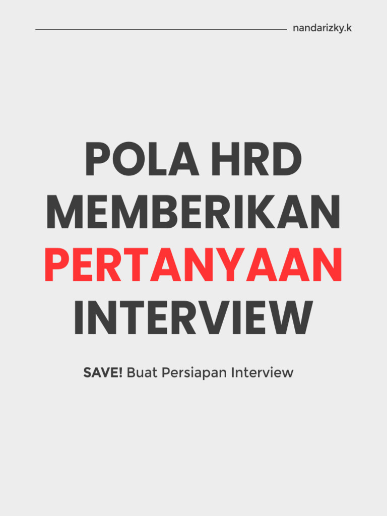 Pola Interview | PDF