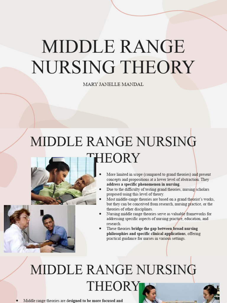 Group 2 Middle Range Theorist | PDF | Nursing | Behavioural Sciences