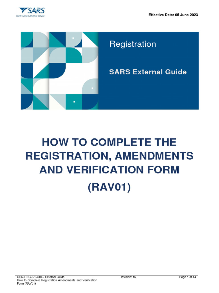 GEN REG 01 G04 How To Complete The Registration Amendments and ...
