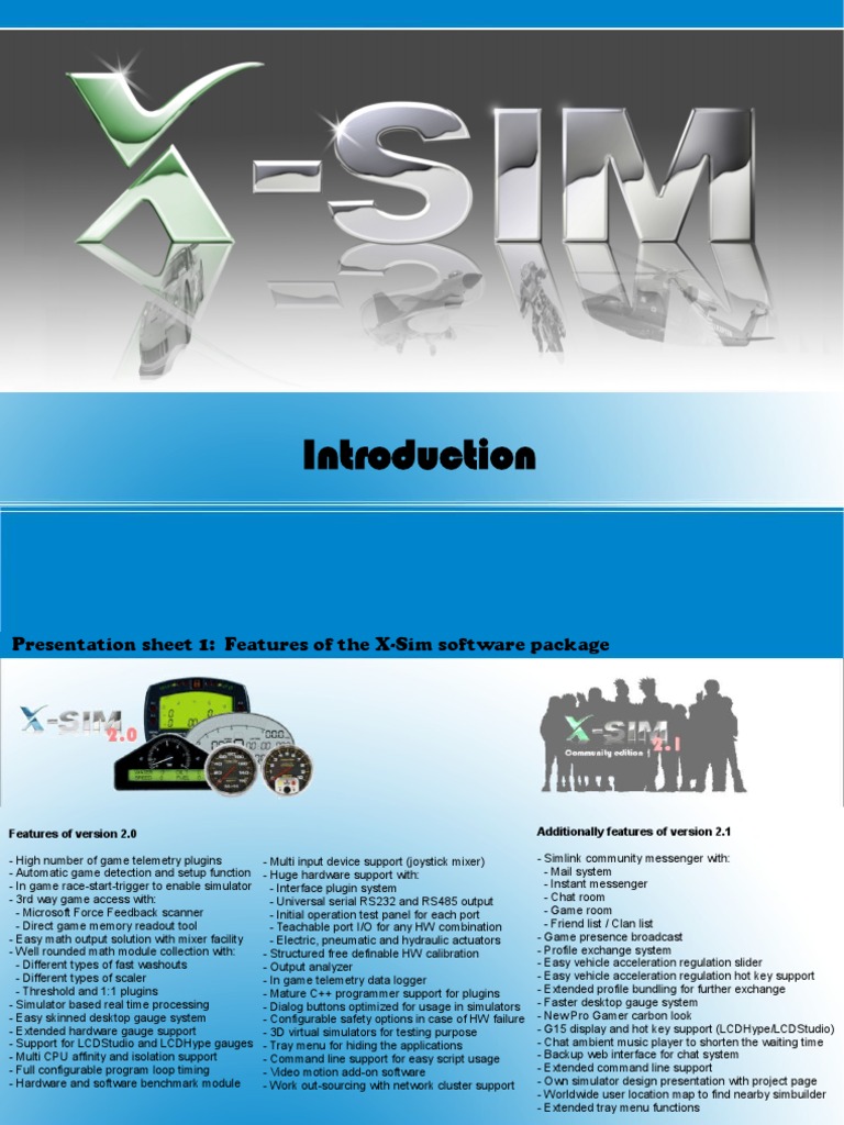X Sim 2 Introduction | PDF | Personal Computers | Simulation
