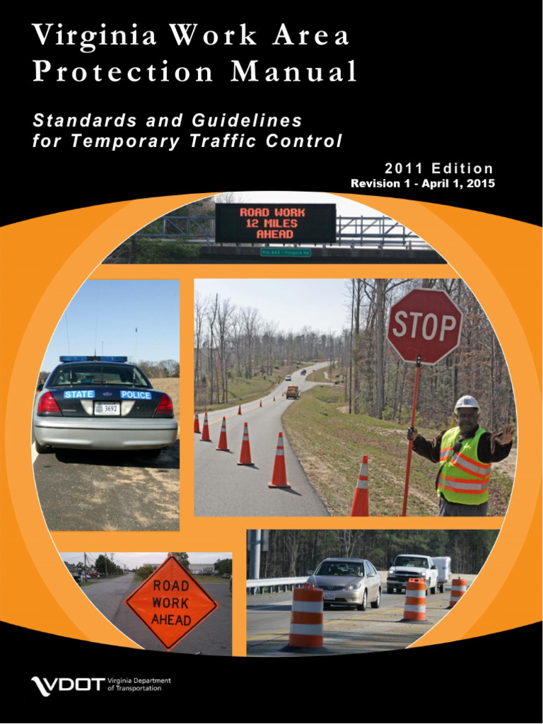 Virginia Work Area Protection Manual 2011 Edtion | PDF | Lane | Traffic