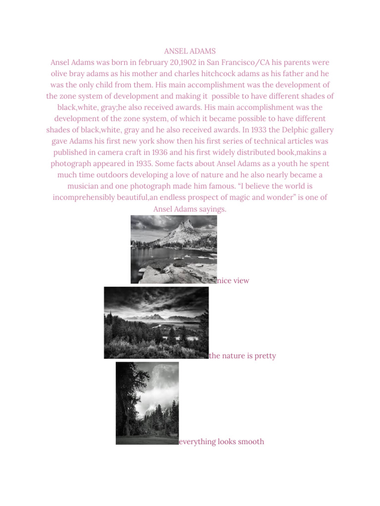 Ansel Adams | PDF