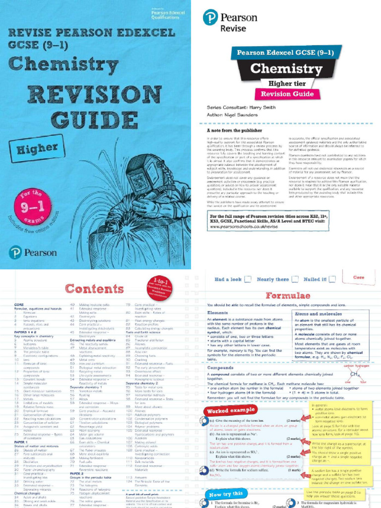 Revision Guide Separate Chemistry Edexcel GCSE | PDF