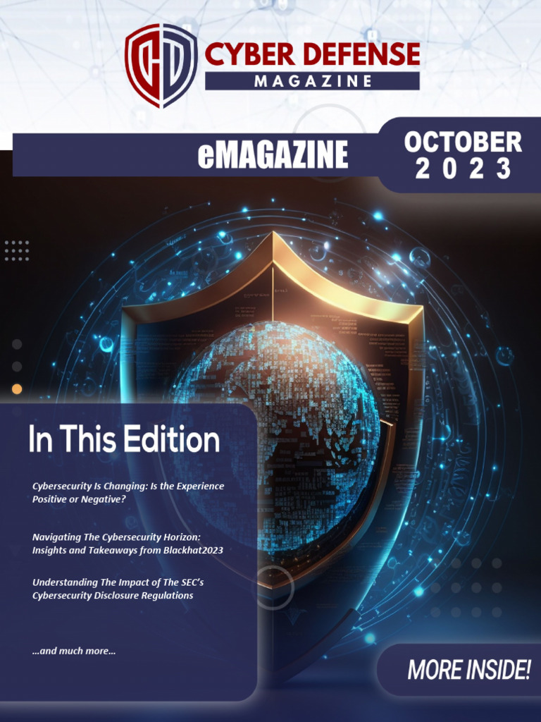 Cyber Defense Magazine - October 2023 | PDF | Security | Computer Security