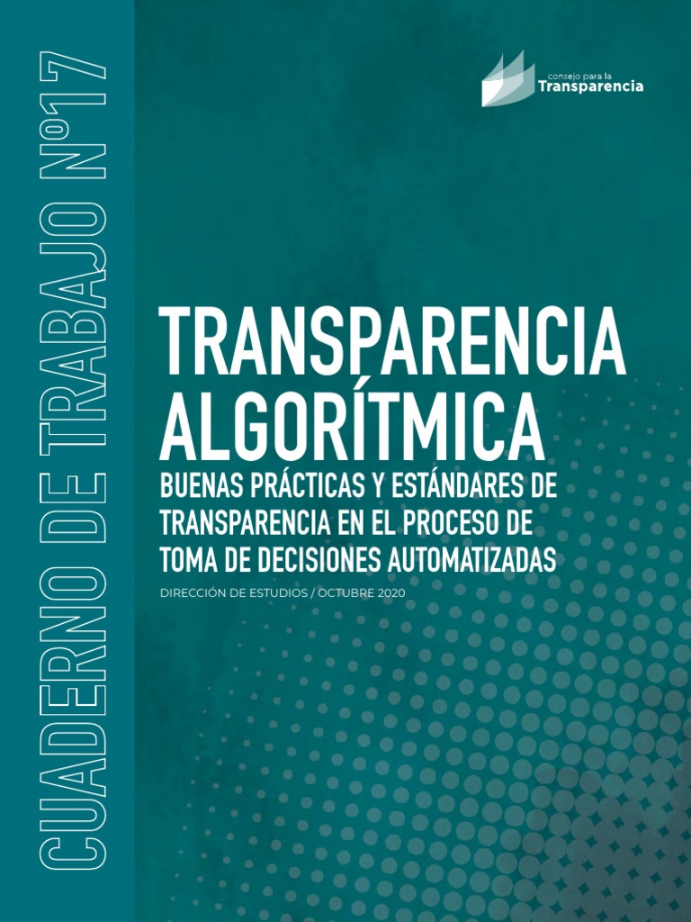 Transparencia-Algoritmica Consejo para La Transparencia | PDF ...