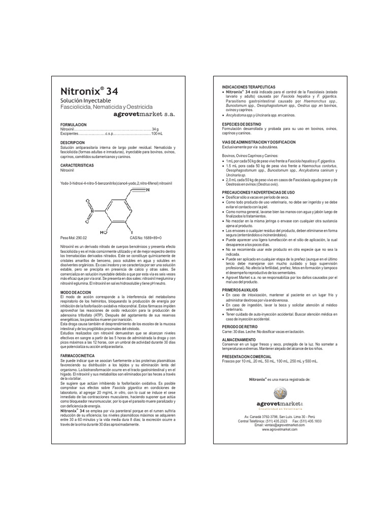 NITROXINIL | PDF | Solubilidad | Sal (química)