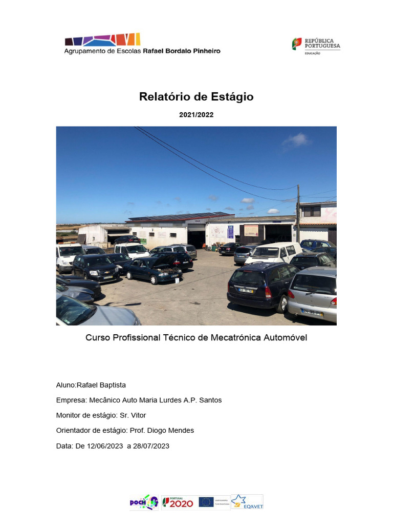 Instr - Relatório Estágio - TMA | PDF