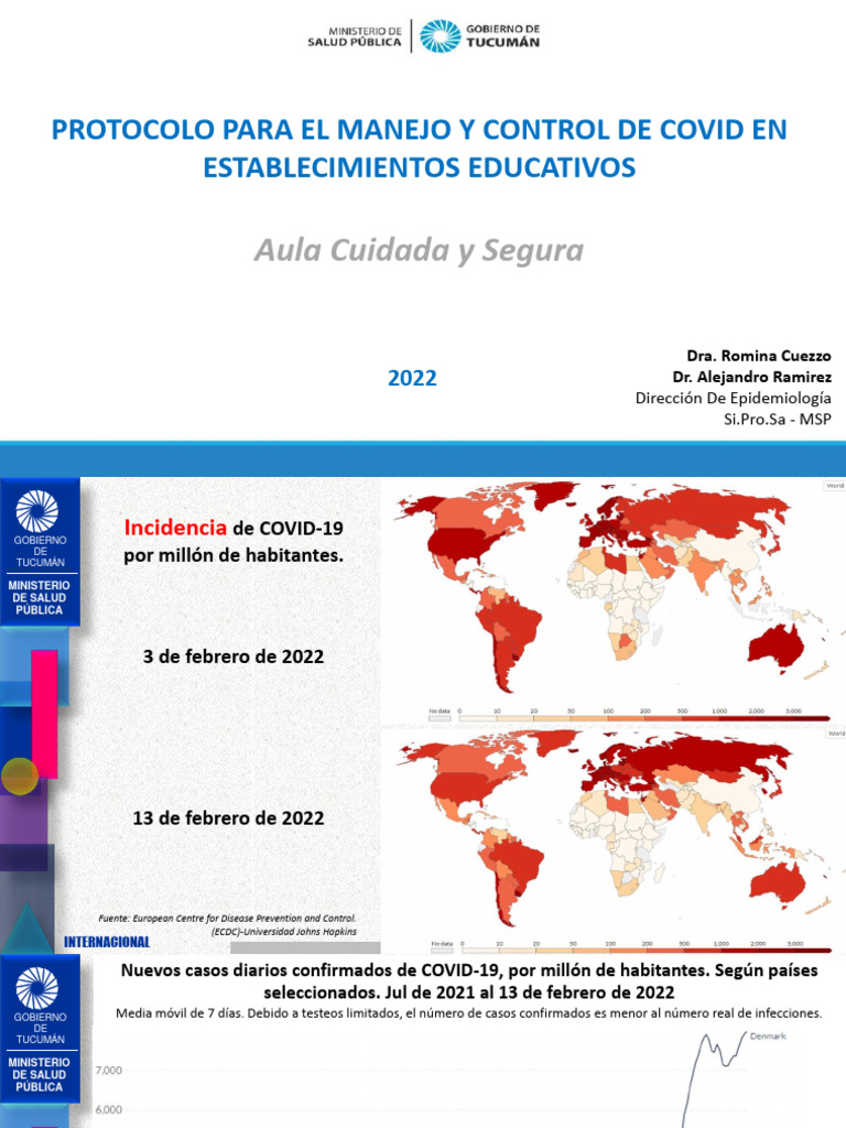 INICIO CICLO LECTIVO 2022 - Recomendaciones MSP | PDF | Politica de salud | Causas de la muerte