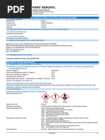 Ardrox 800/3 Aerosol Safety Data Sheet | PDF | Toxicity | Dangerous Goods