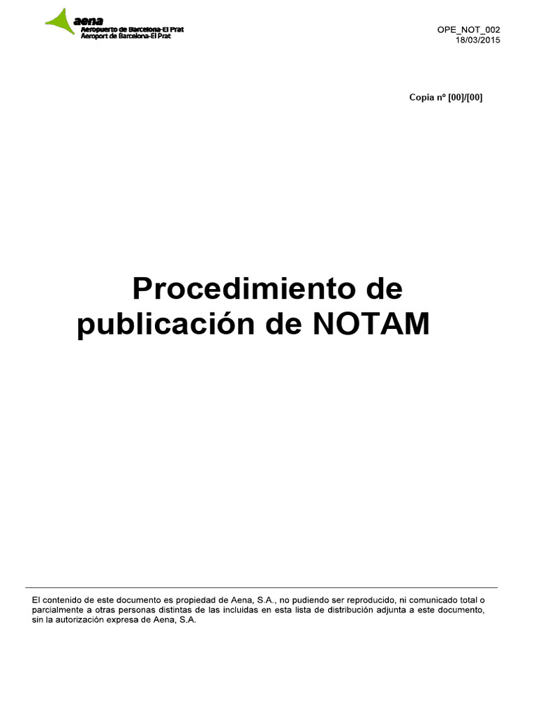 Proced Notam Pdf