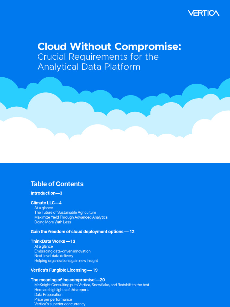 Cloud Without Compromise Req | PDF | Cloud Computing | Analytics