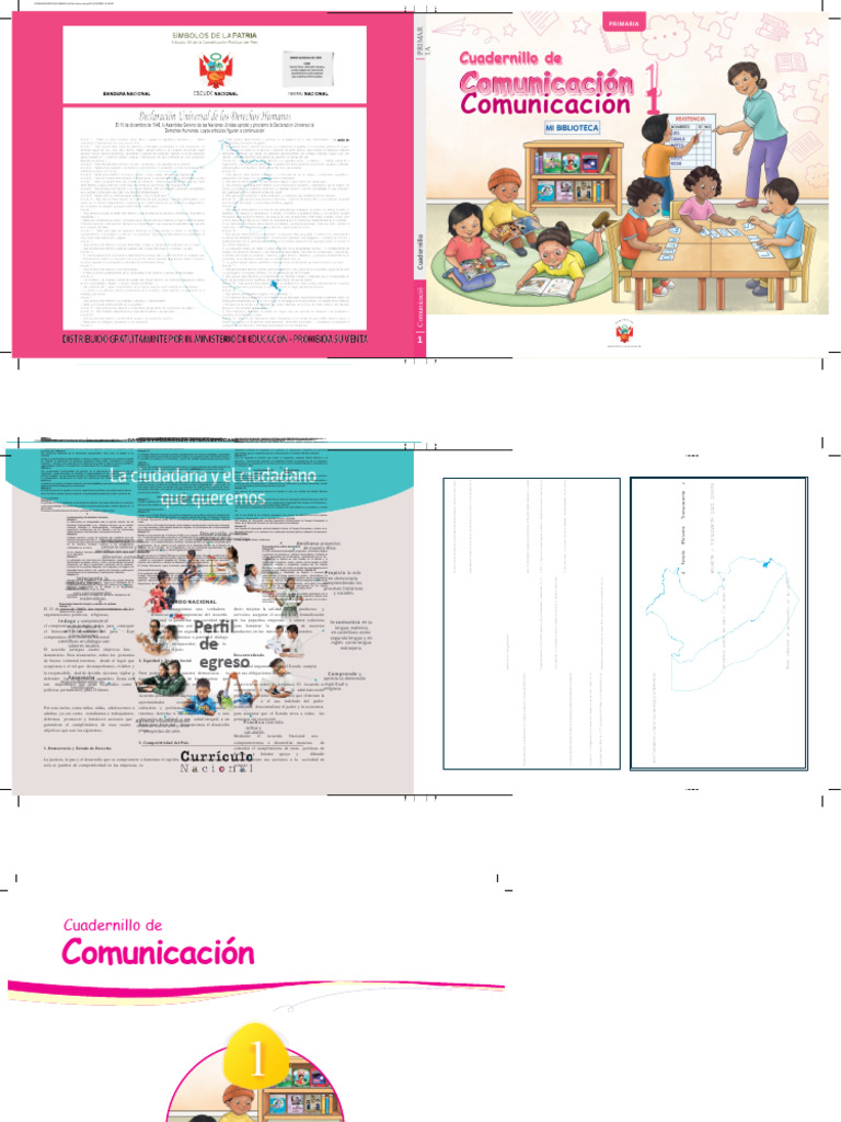 Cuadernillo De Comunicación 1 Primer Grado De Primaria Pdf