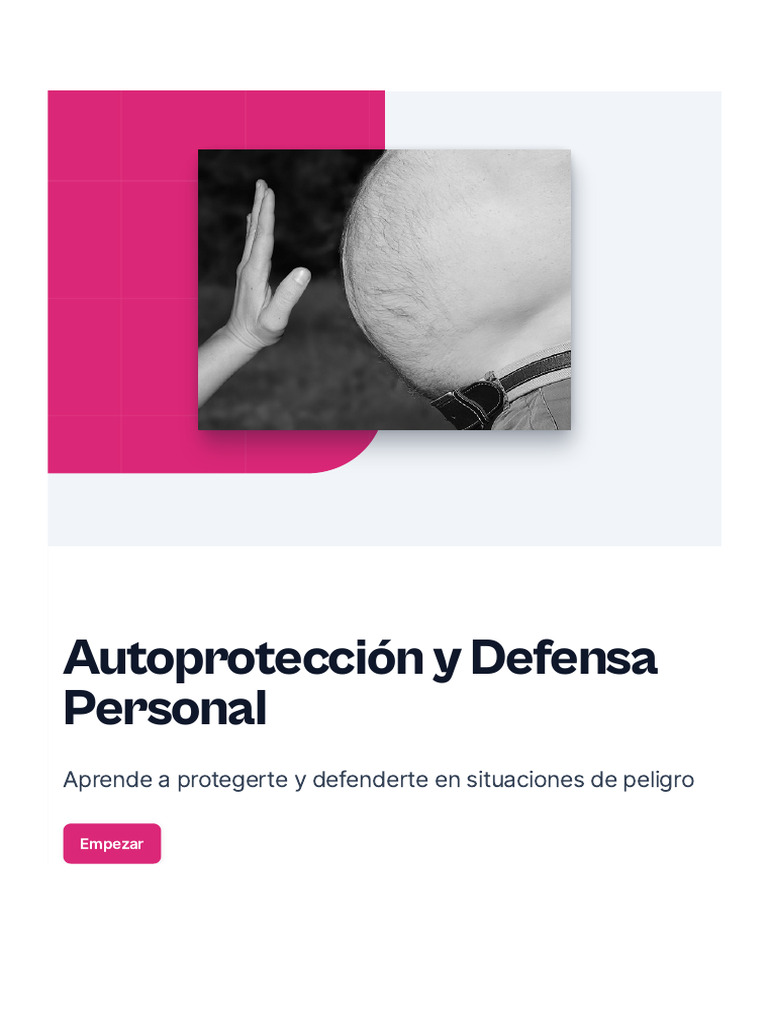 Autoproteccion y Defensa Personal | PDF | Autodefensa
