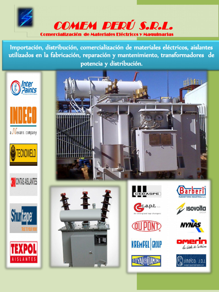 Catalogo Transform Comem | PDF | Transformador | Ciencias fisicas