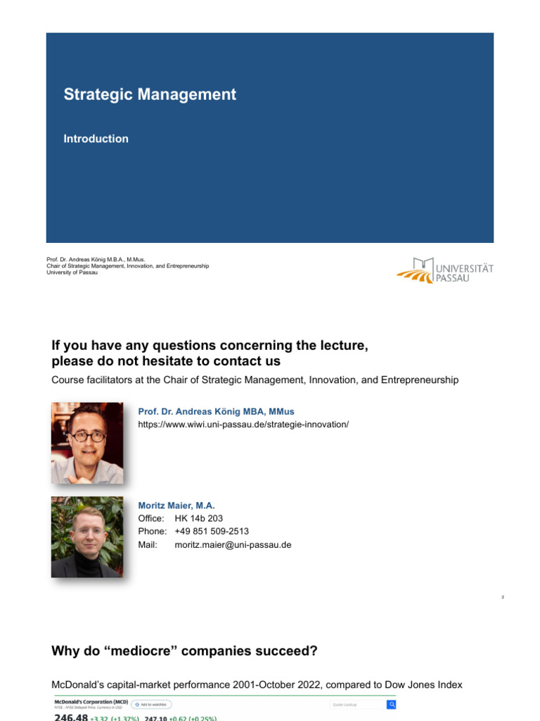 Strategic Management | PDF | Strategic Management | Competitive Advantage