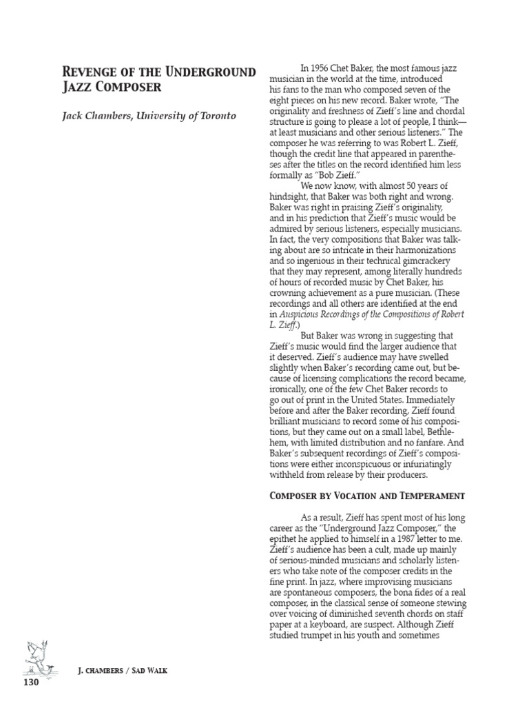 Chambers | PDF | Jazz | Double Bass