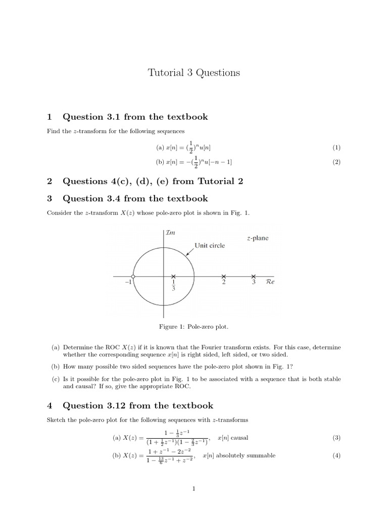 Tutorial 3 Questions | PDF | Algorithms | Mathematical Relations