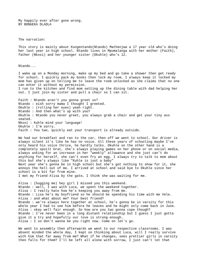 My Happily Ever After Gone Wrong. - 1678899642260 | PDF