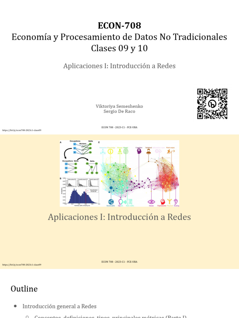Introducción a Redes en Economía | PDF | Computer Network | Systems Science