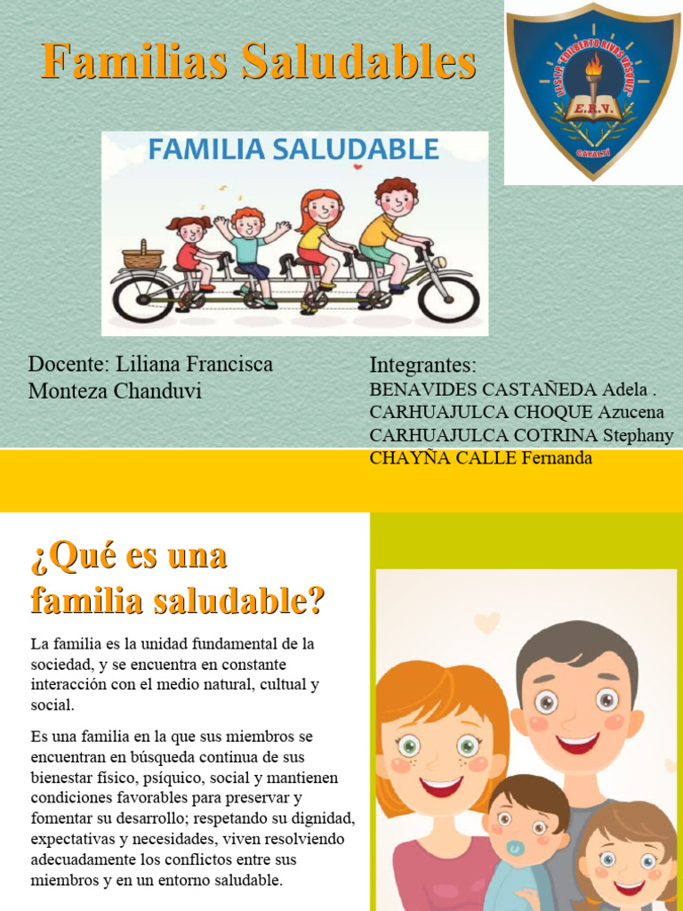 Familias Saludables | PDF | Familia