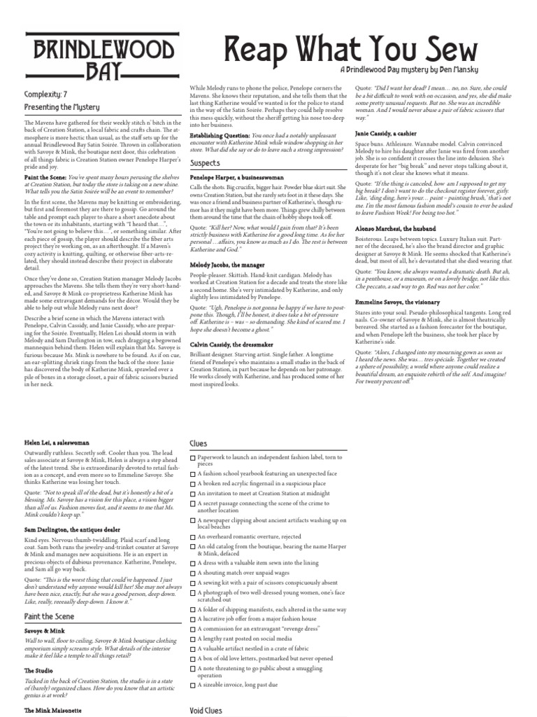 Reap What You Sew | PDF | Clothing | Fashion