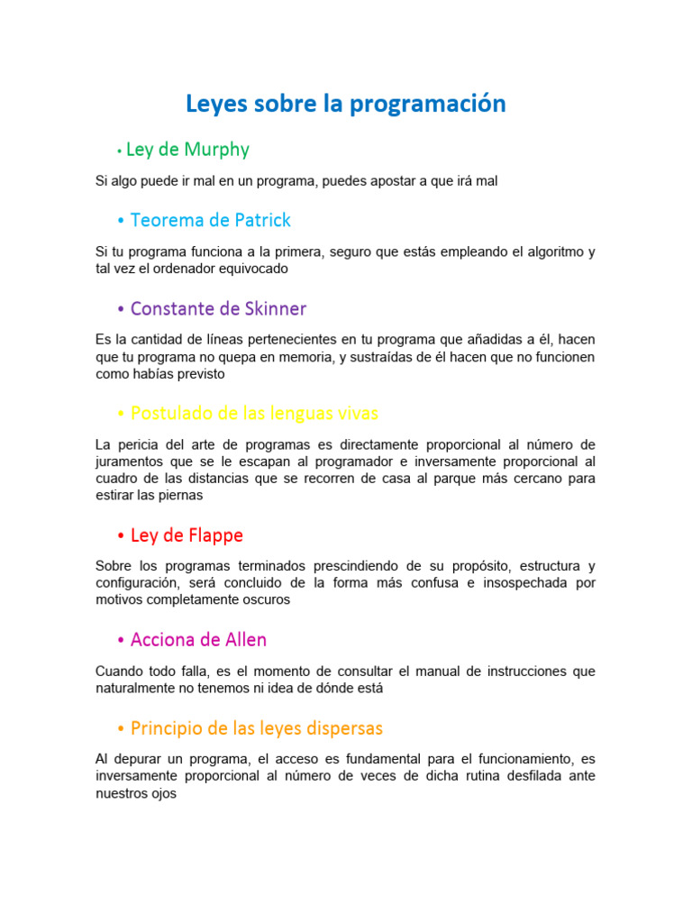 Ejercicio 1 Ley de Murphy | PDF