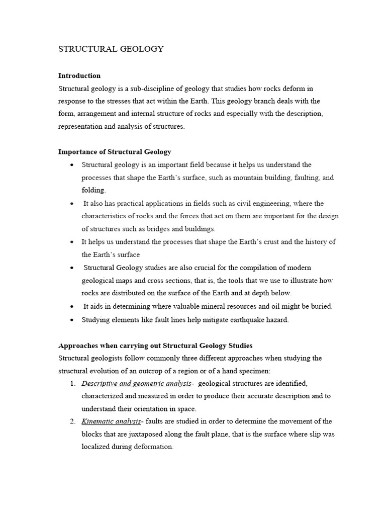 Understanding Rock Deformation Types | PDF | Fault (Geology ...