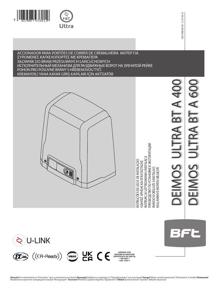 BFT A600 | PDF