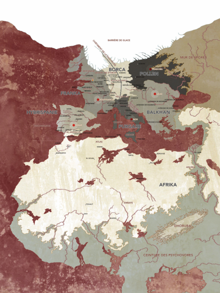 Edfdg01 Primal Punk World Map | PDF