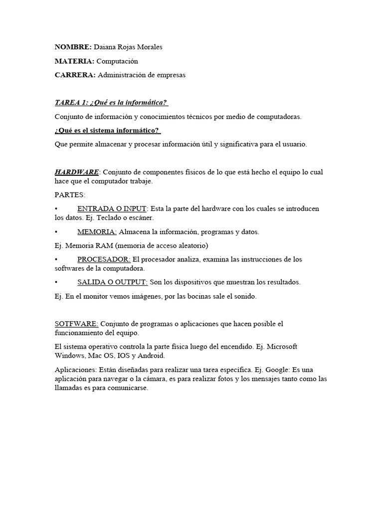Tarea 1 Compu | PDF