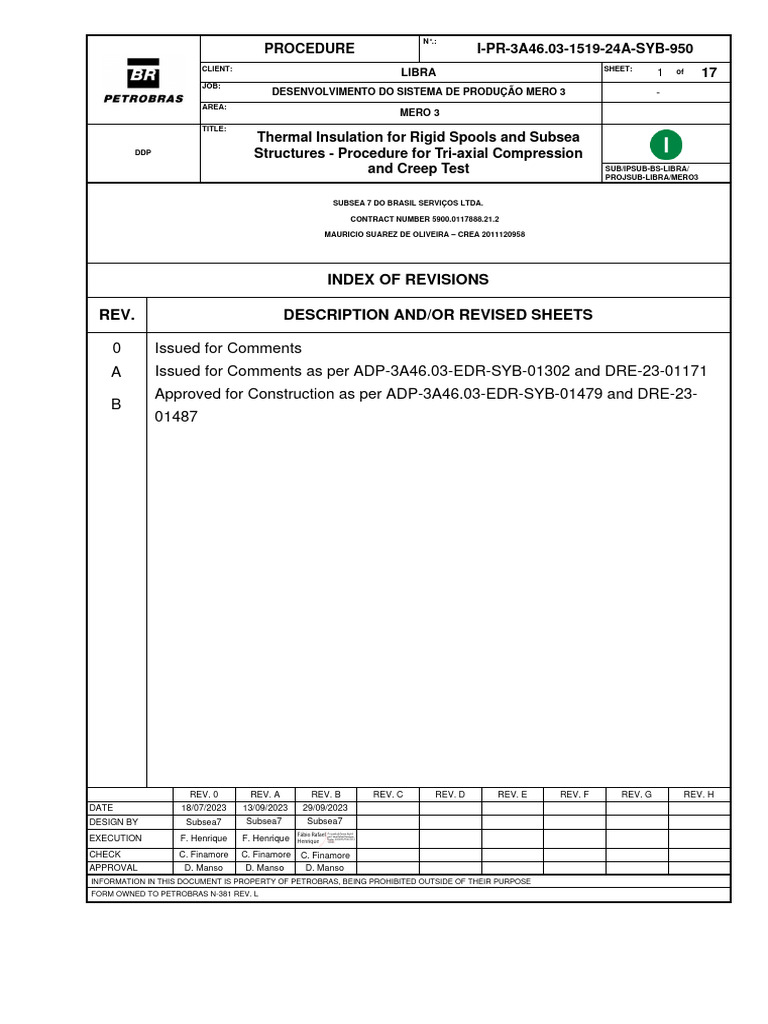 Index of Revisions Rev. Description And/Or Revised Sheets | PDF ...