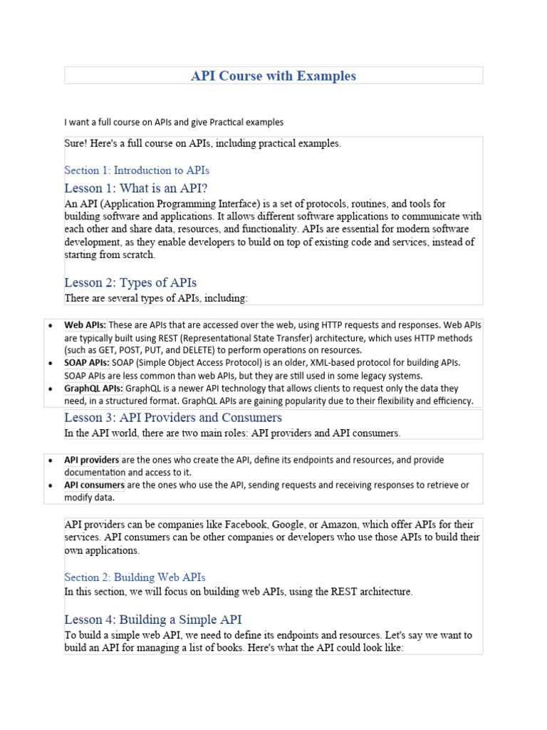 APIs | PDF | Soap | Representational State Transfer