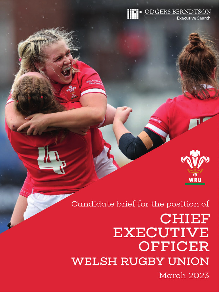 CEO Candidate Brief: Welsh Rugby Union | PDF | Wales