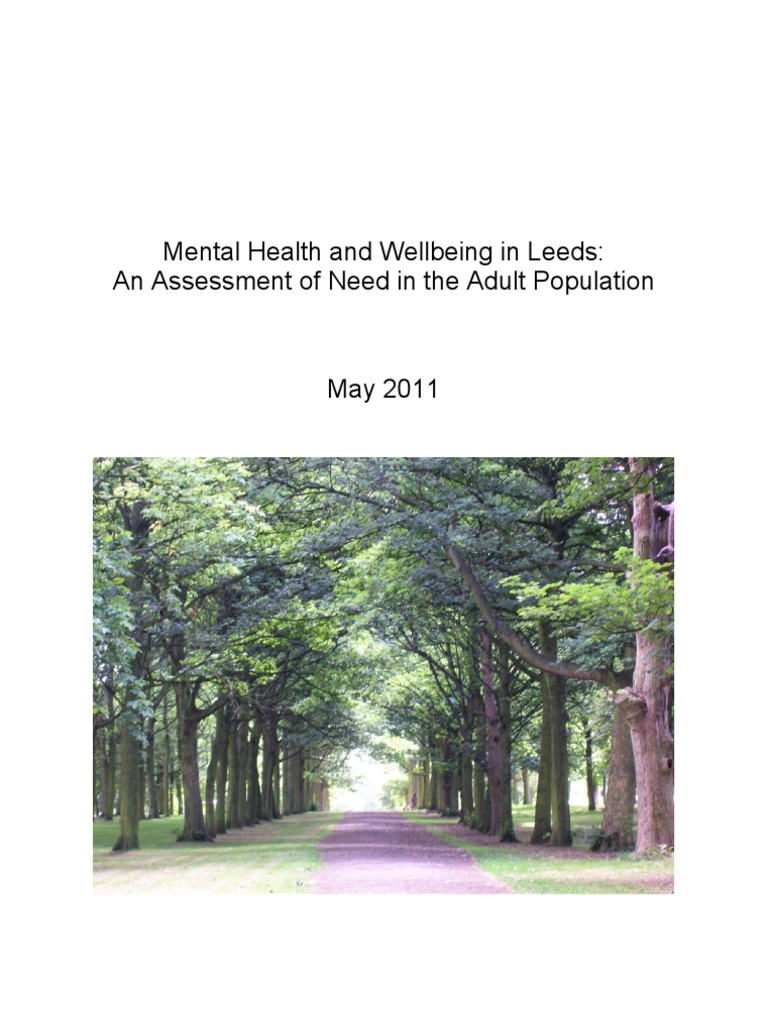 Leeds Mental Health Needs Assessment 2011 | PDF | Mental Health ...