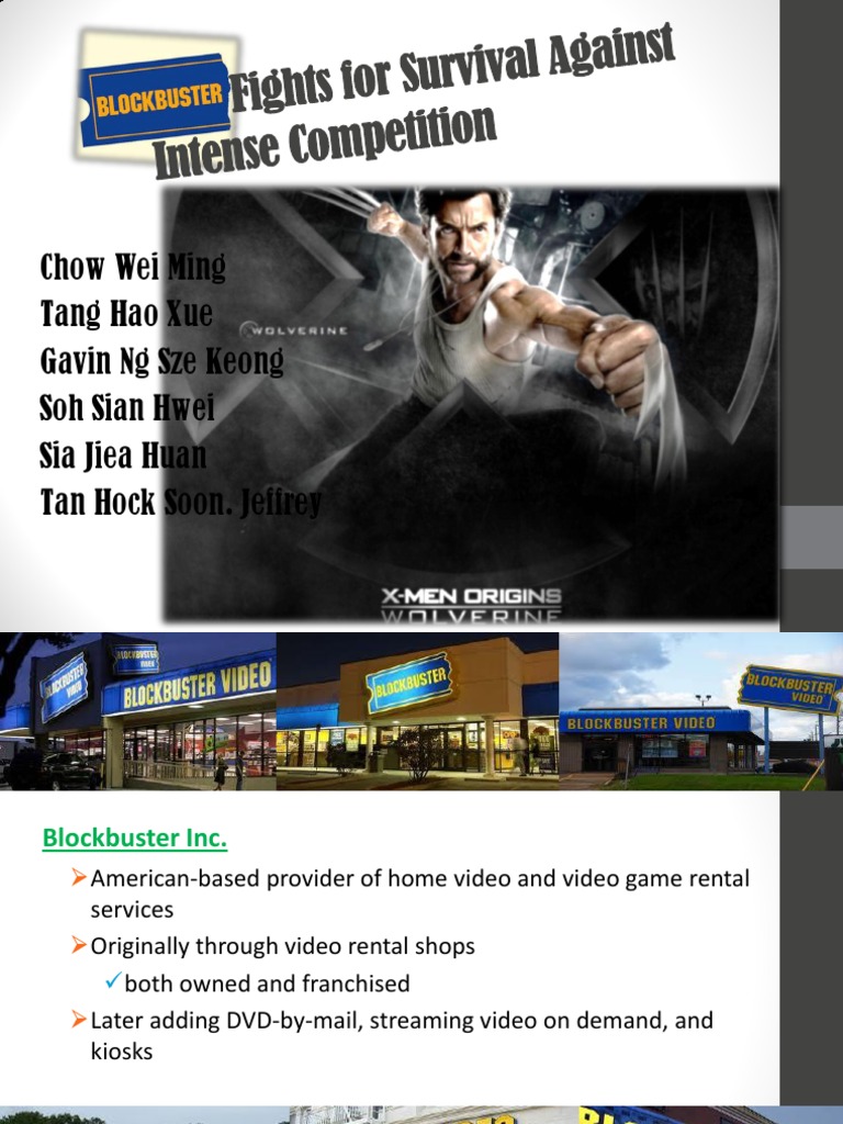 Second Presentation - Blockbuster | PDF | Strategic Management ...