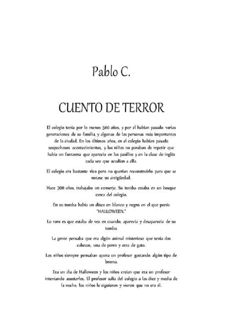 Cuento 2 | PDF