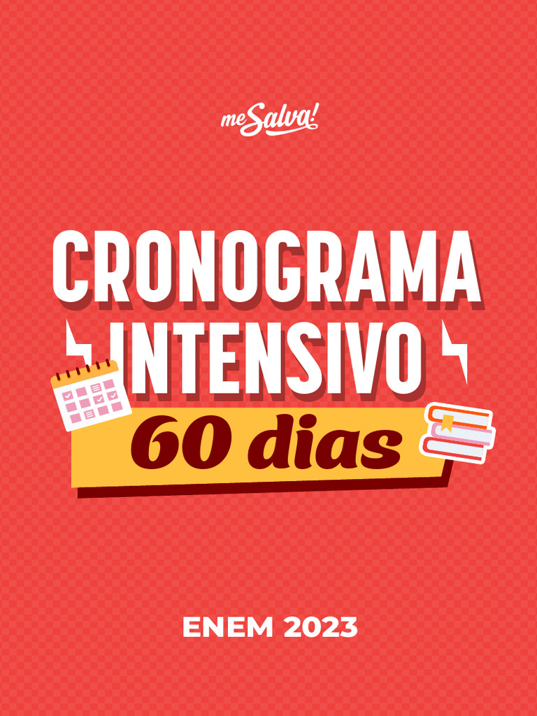 Cronograma Intensivo ENEM 2023: 60 Dias | PDF | Química | Matemática