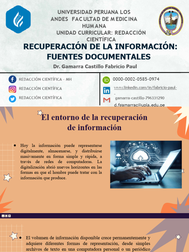 Recuperación de La Información - Fuentes Documentales | PDF ...