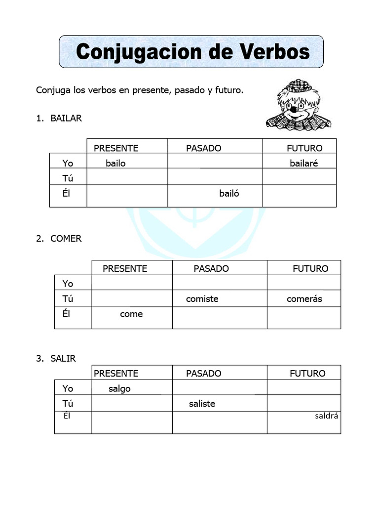 Conjugación de Verbos en Español | PDF