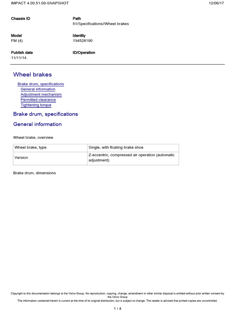 Brake Drum | PDF | Brake | Motor Vehicle