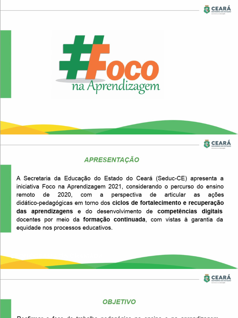 Livro Foco Na Aprendizagem | PDF | Pedagogia | Aprendizado