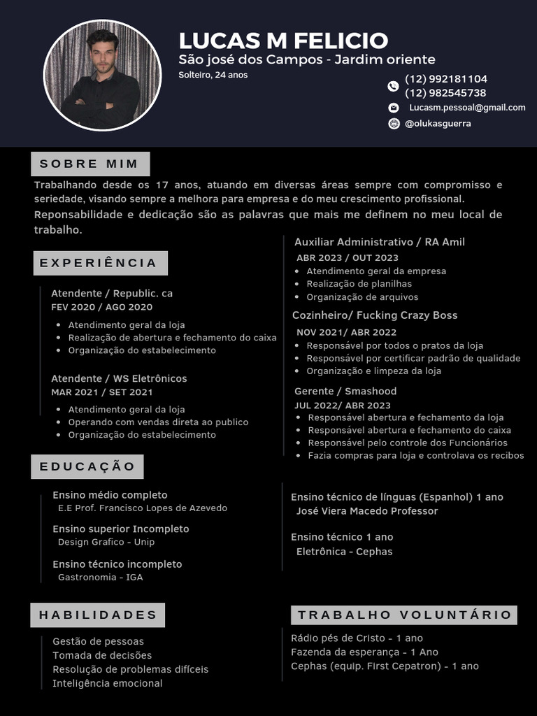 CV Lucas 2023 | PDF
