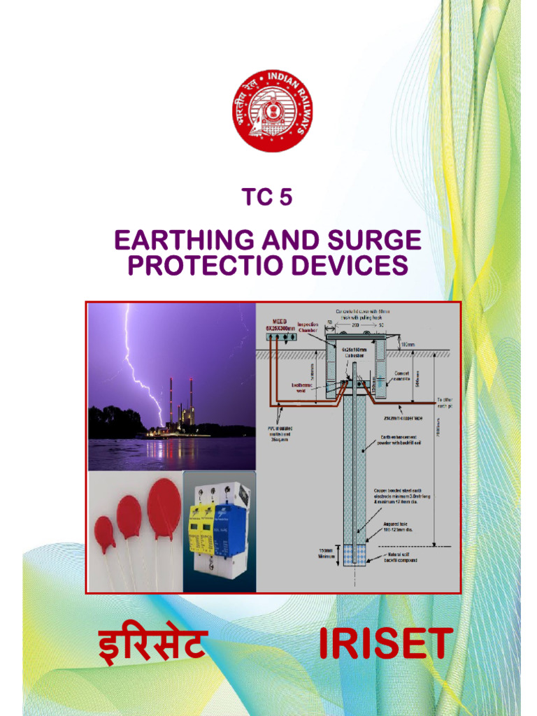 Earthing and Surge Protection in Railways | PDF | Electrical Resistance ...