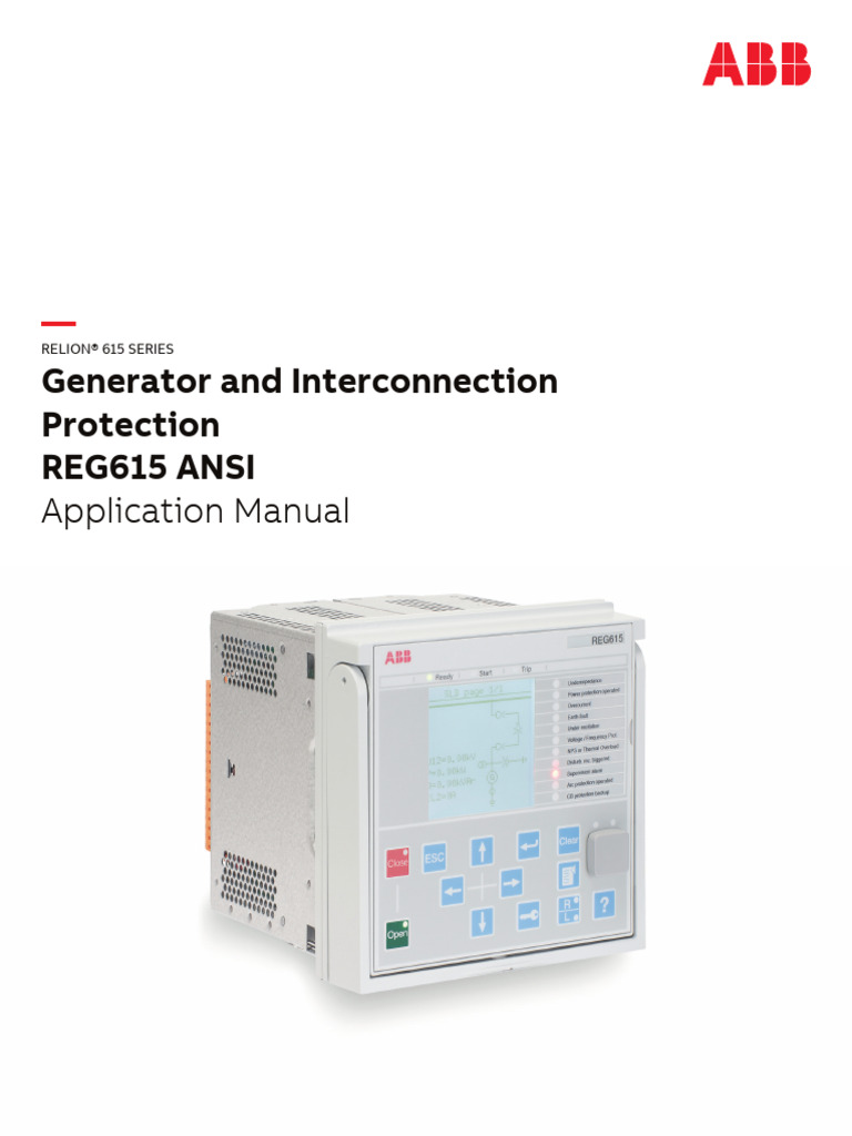 Abb Reg615 Ansi Appl 859072 End | Download Free PDF | Electromagnetic Compatibility | Computer ...