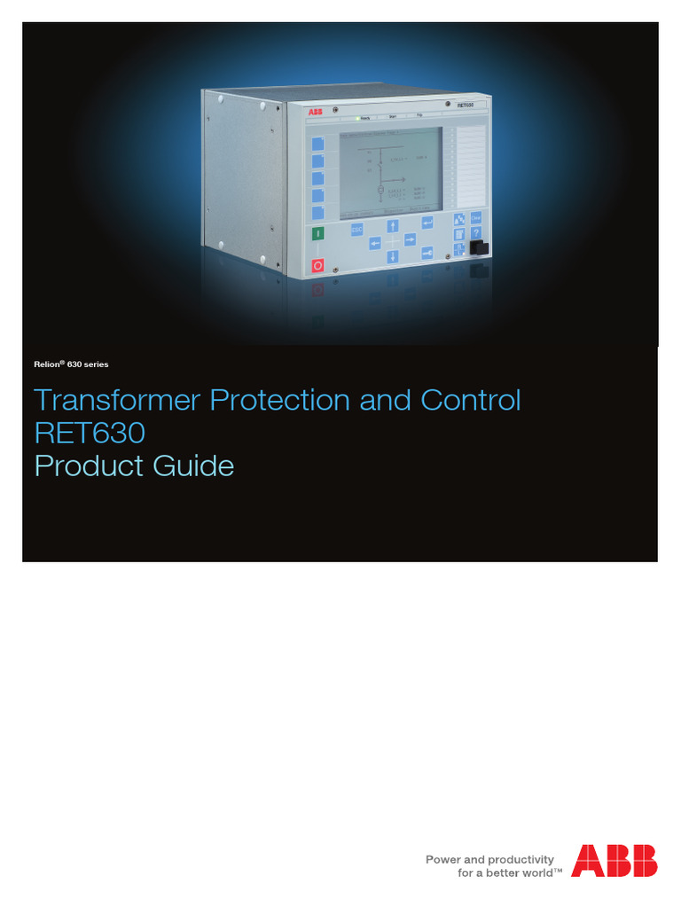 ABB RET630 PG 756978 ENb | PDF | Transformer | Programmable Logic ...