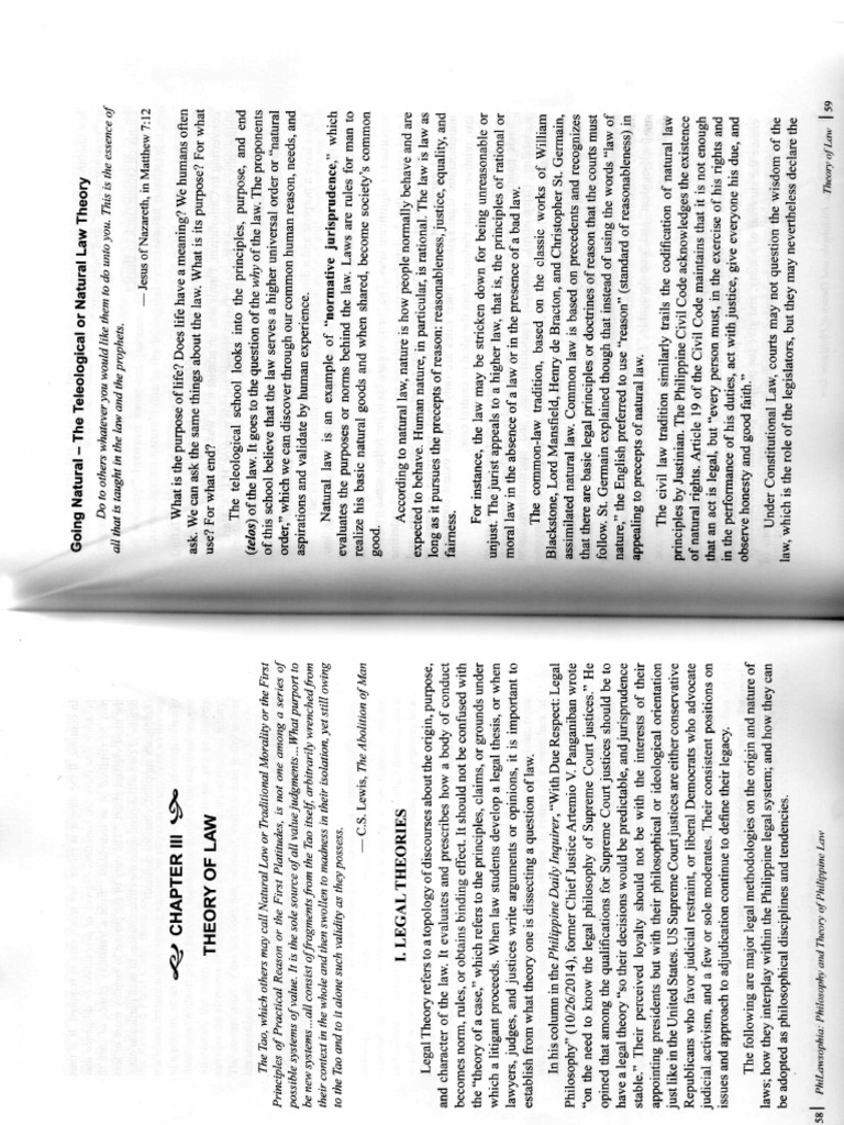 Chapter III - Philo | PDF