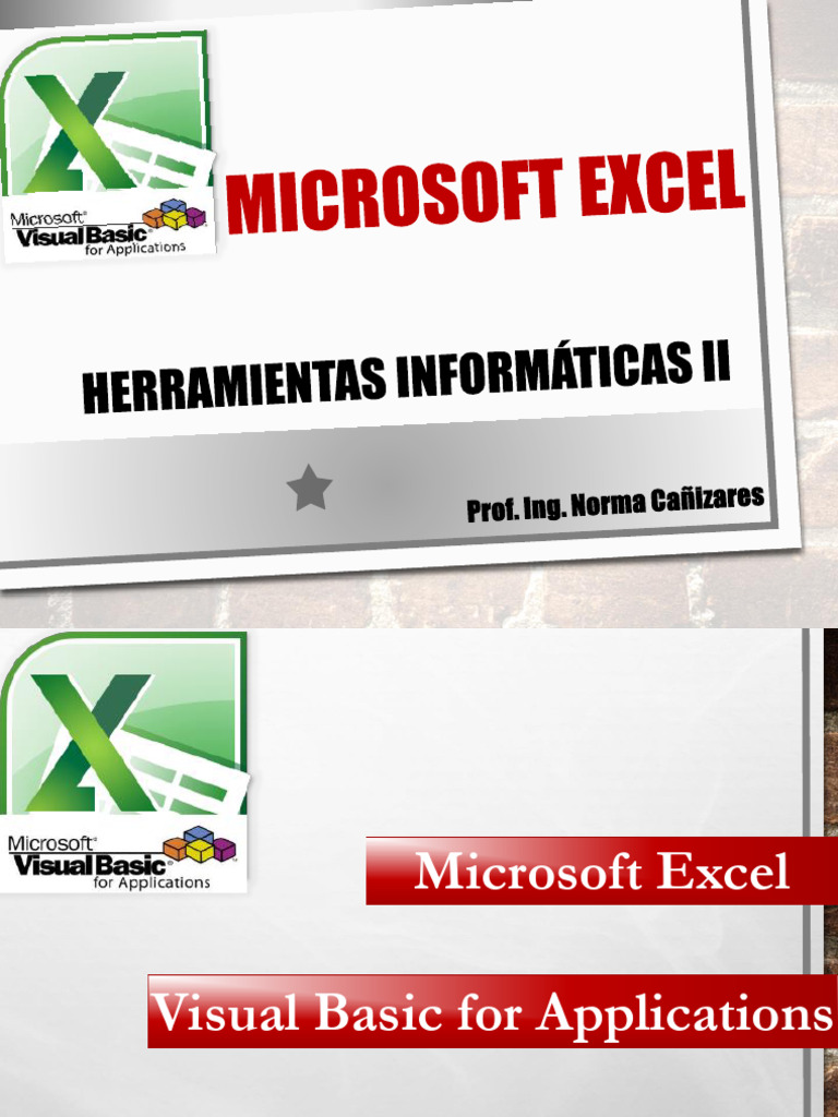 4-2 Microsoft Excel HI2 - Estructuras de Control en VBA | PDF | Flujo de control | Básico