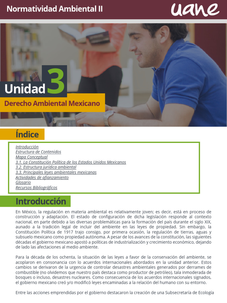 Lec3 U3 m1 Normambii | PDF | México | Contaminación